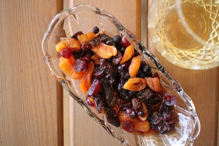 Drunken Dried Fruit Compote | Brennan Vineyards